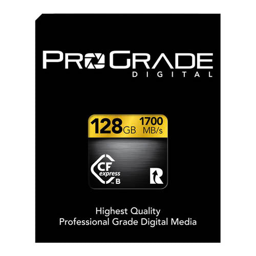 ProGrade Digital 128GB CFexpress 2.0 Type B Gold Memory Card ...